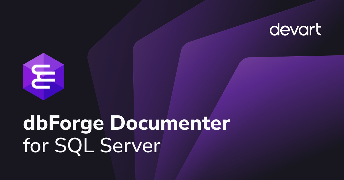 SQL Documentation Tool | Documenter for SQL Server