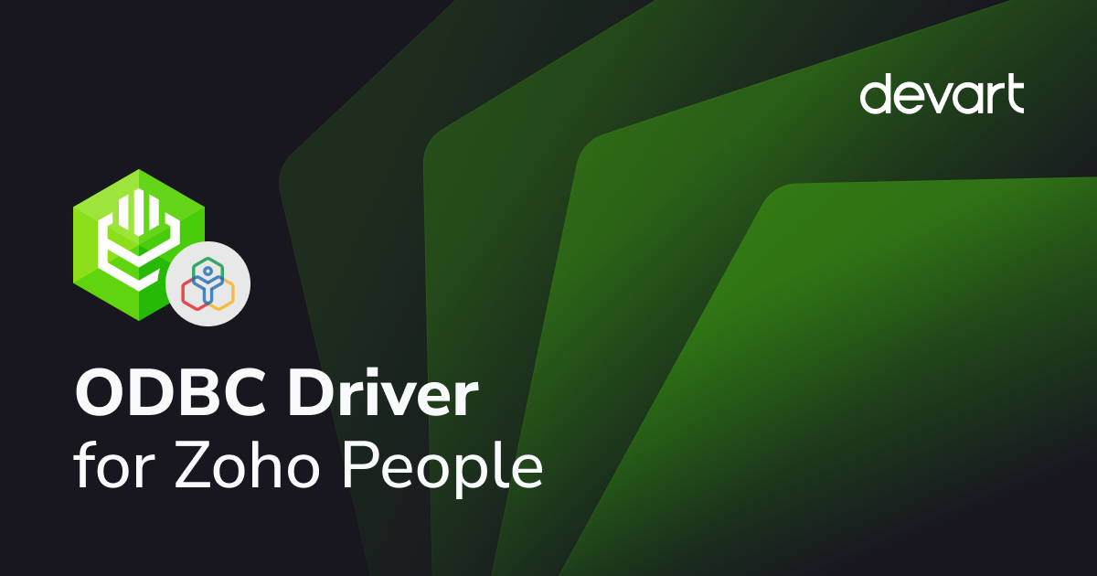 Zoho People ODBC Driver 32/64-bit: Download connector for integration ...