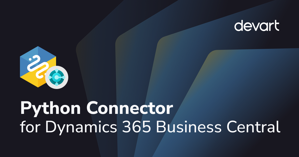 Dynamics 365 Business Central Python Connector for Windows.